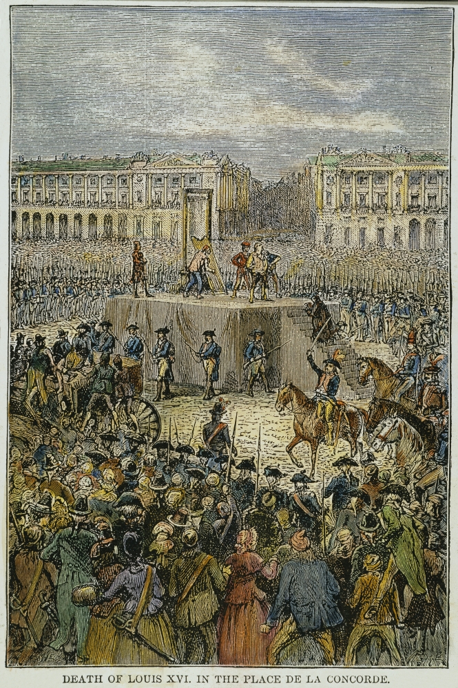 Louis Xvi: Execution, 1793. /Nthe Execution Of King Louis Xvi Of France ...